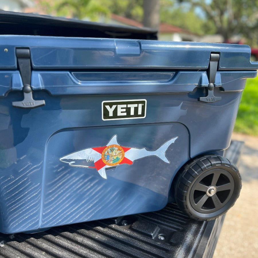 12" Florida Shark Bumper Sticker | Wilding Life