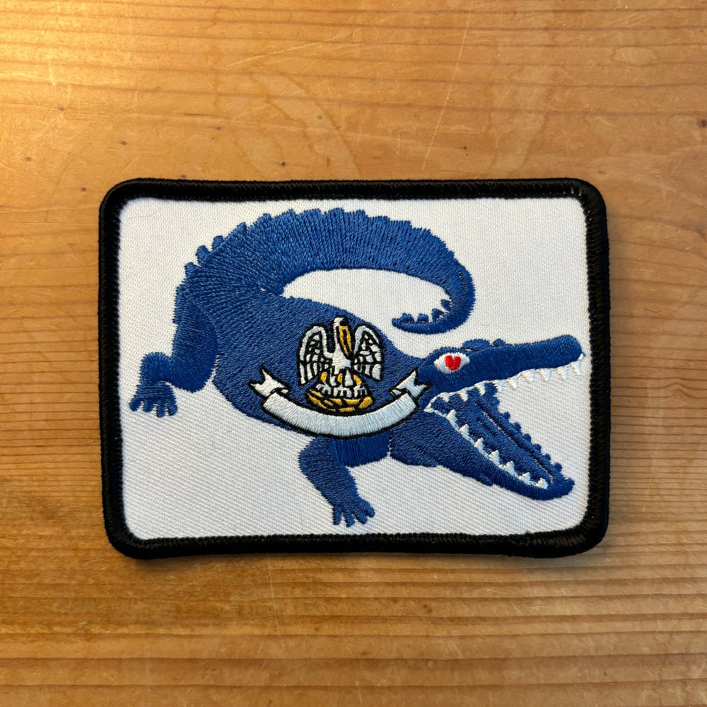 Louisiana Gator Embroidered Patch | Wilding Life | Wilding Life