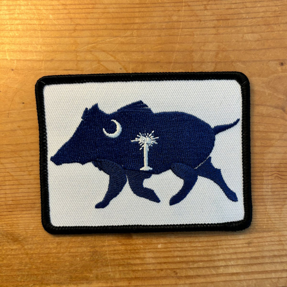 South Carolina Boar Embroidered Patch | Wilding Life