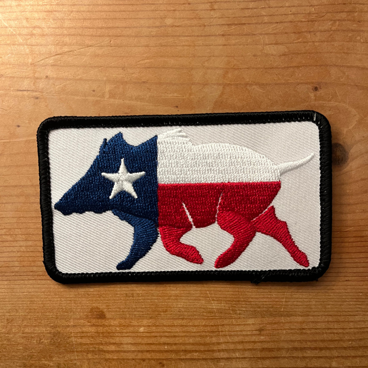 Texas Boar Embroidered Patch | Wilding Life