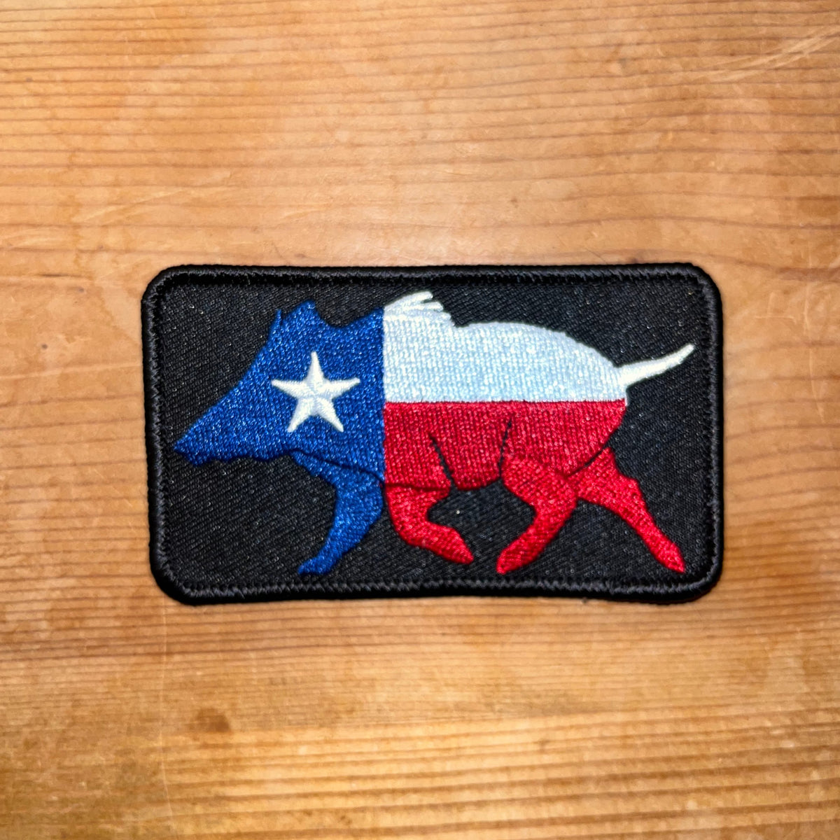 Texas Boar Embroidered Patch | Wilding Life | Wilding Life